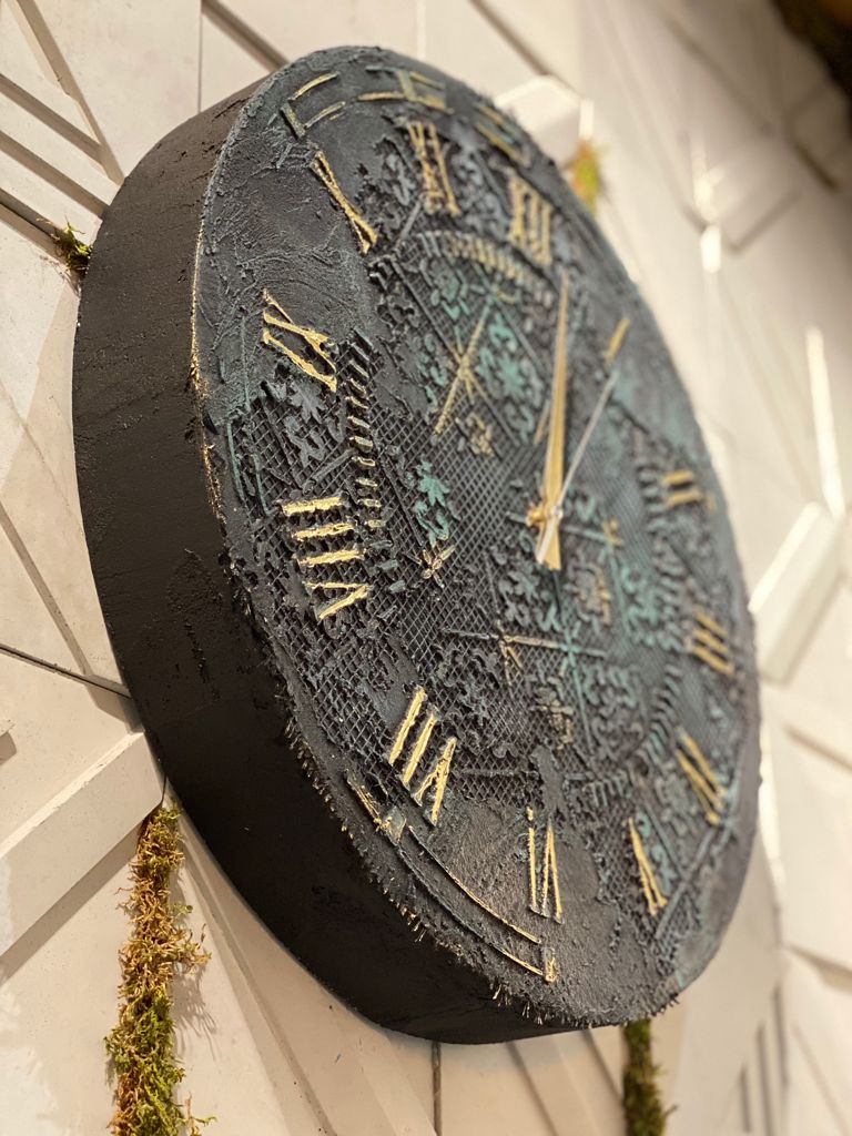 SİYAH GOLD DEKORATİF DUVAR SAATİ Duvar Saati Modelleri Uygun Fiyatlarla